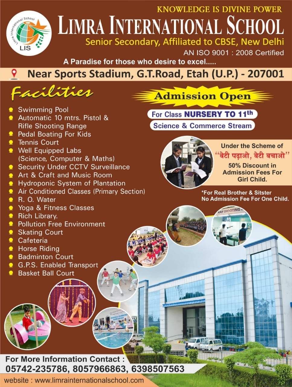 Limra International School,Etah